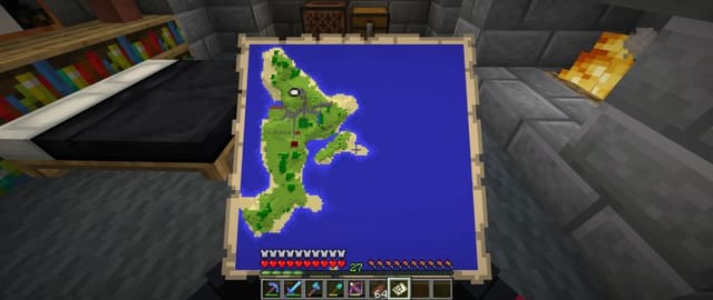 How to use maps on the Cartography Table in Minecraft