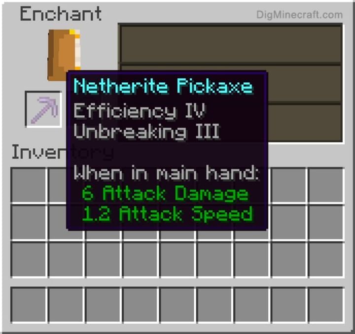 How to get the Efficiency enchantment in Minecraft