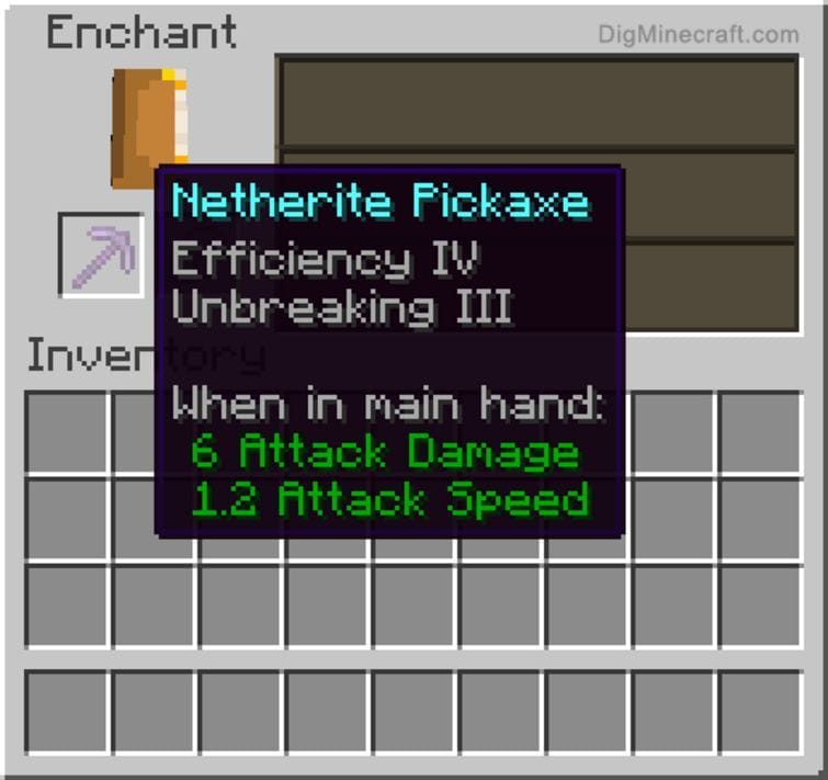 How to get the Efficiency enchantment in Minecraft