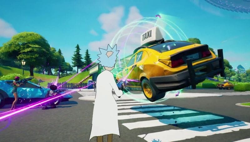 Fortnite Grabitron location: How to launch toilets with a Grabitron in ...