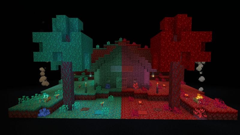 Warped Forest vs Crimson Forest in Minecraft: How different are the two ...
