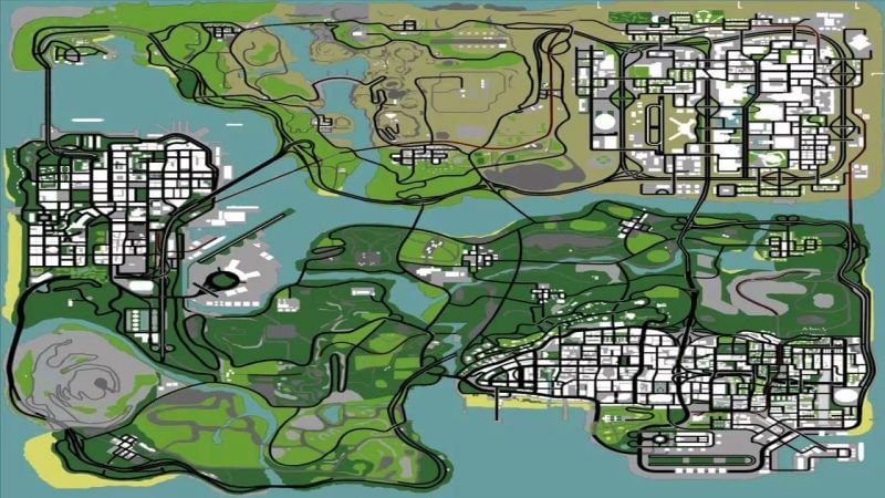 Which GTA game has the best map?