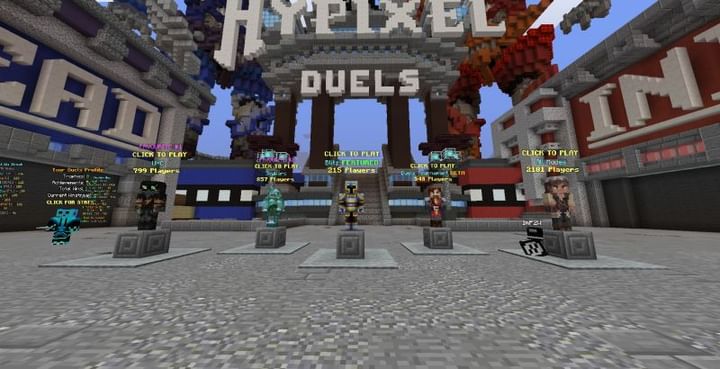 5 most popular Minecraft games on Hypixel server