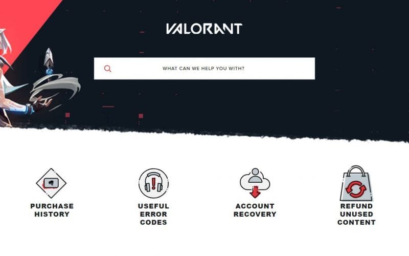 Valorant support: What services can you get from their help platform
