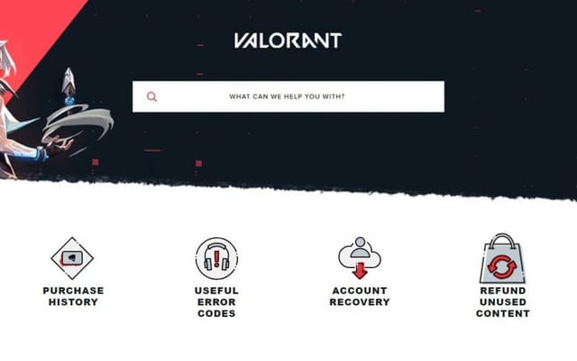 Valorant support: What services can you get from their help platform