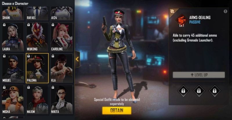 5 best character combinations with Dimitri in Free Fire