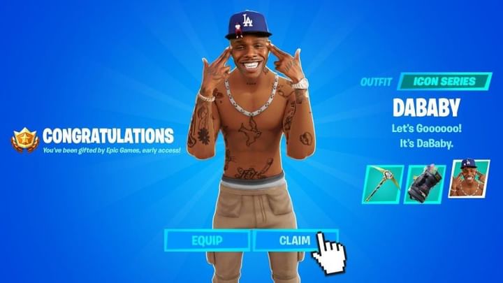 Fortnite x DaBaby collaboration confirmed, new emote leaks ahead of time