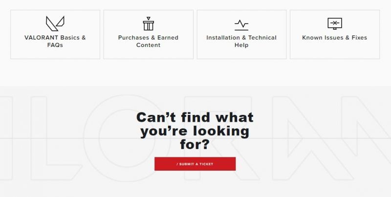 Valorant support: What services can you get from their help platform