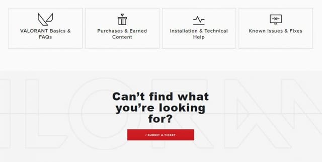 Valorant support: What services can you get from their help platform