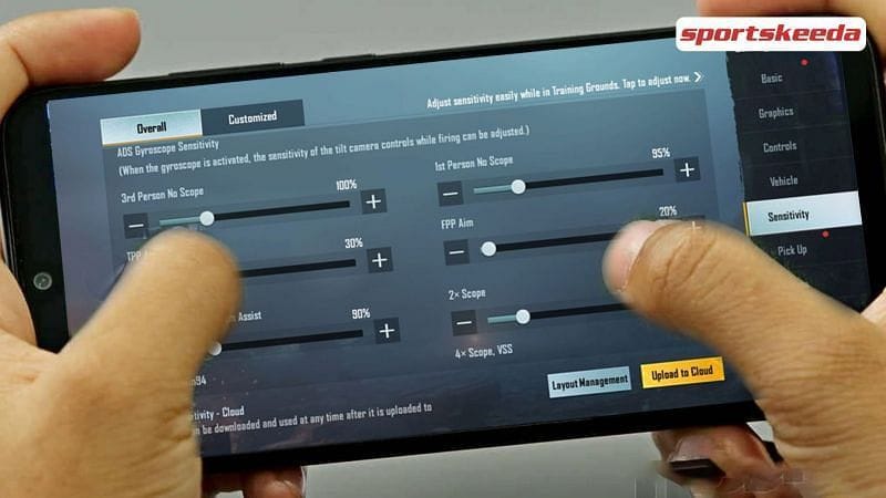 Best BGMI sensitivity, gyroscope settings, and layout for beginners