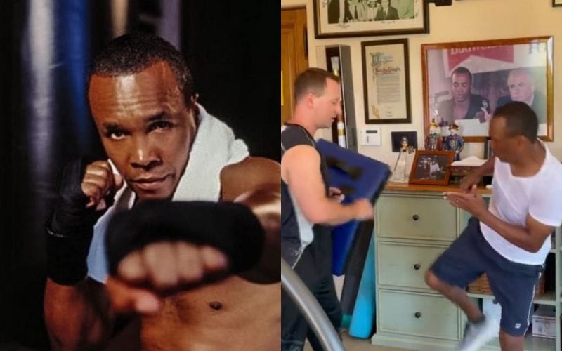 Watch: Boxing legend Sugar Ray Leonard trains Mixed Martial Arts
