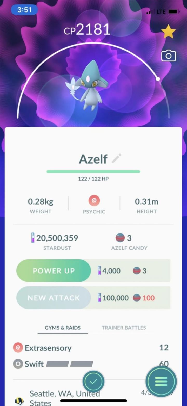 Azelf Pokémon: How to Catch, Moves, Pokedex & More