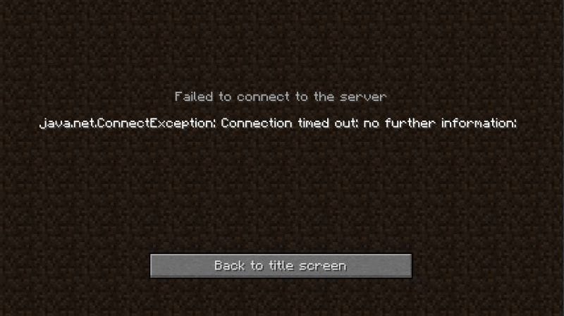 How to fix 'connection timed out' error in Minecraft