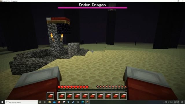 How To Kill The Ender Dragon Using Beds In Minecraft