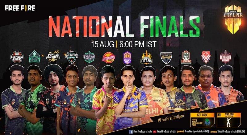 Catch the National Finals of the first-ever Free Fire City Open this ...