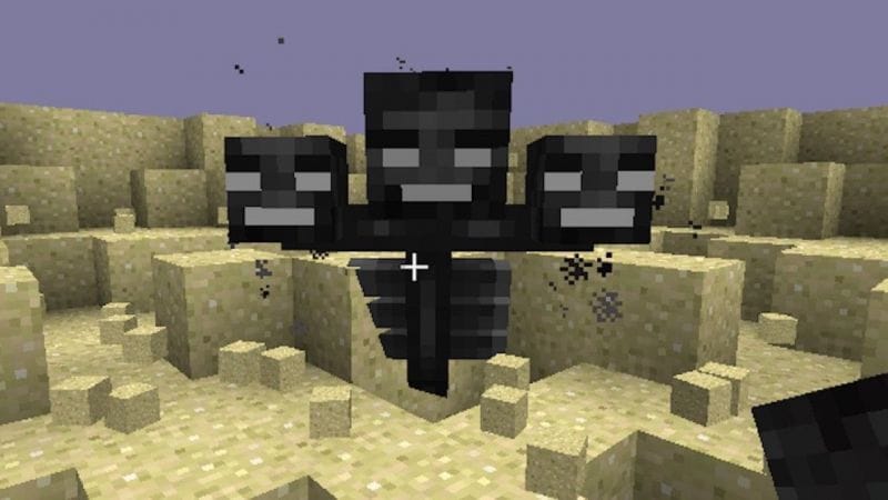 The Wither boss in Minecraft Bedrock Edition vs Java Edition