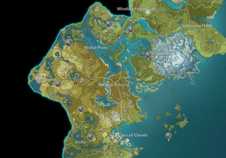 All 10 Liyue Shrine of Depth locations in Genshin Impact