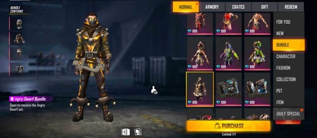 Top 5 rarest Free Fire bundles and their prices in 2021