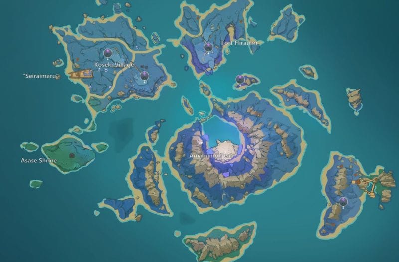 Genshin Impact: All 12 Relay Stone puzzle locations in Watatsumi ...