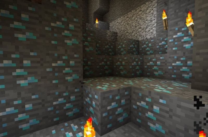 What is the most common level to find diamonds in Minecraft?