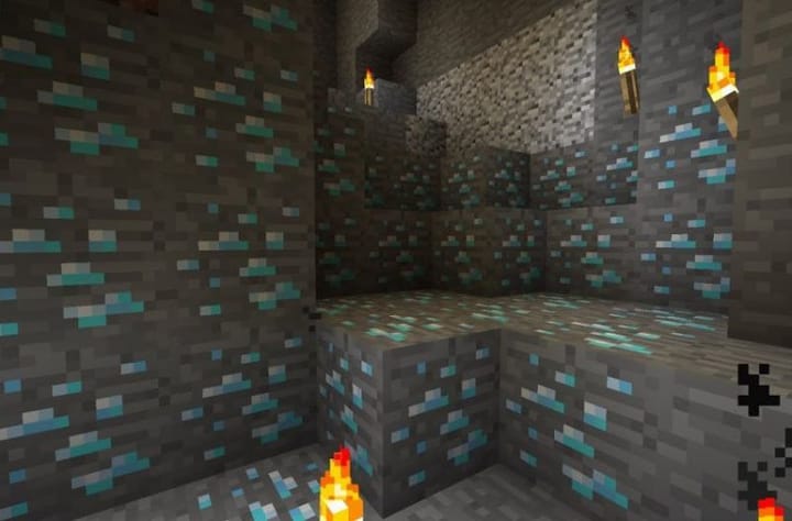 What is the most common level to find diamonds in Minecraft?