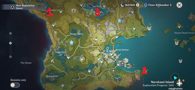 All 13 Genshin Impact fishing locations in Liyue