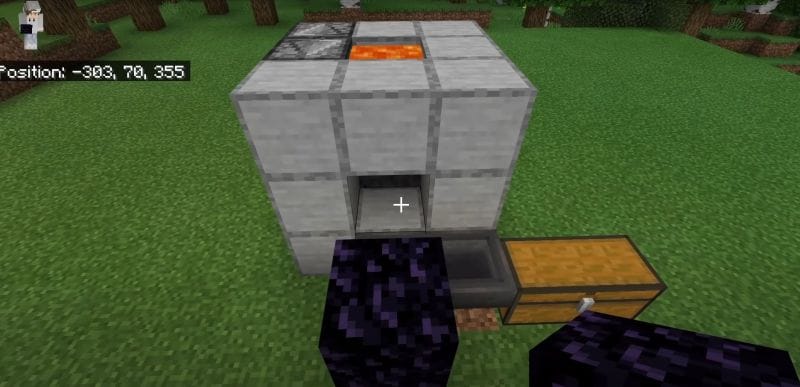 How to make an automatic basalt generator in Minecraft