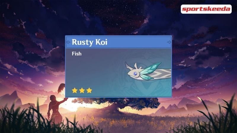 Genshin Impact fishing guide for Rusty Koi: Fishing spot, bait, rod ...