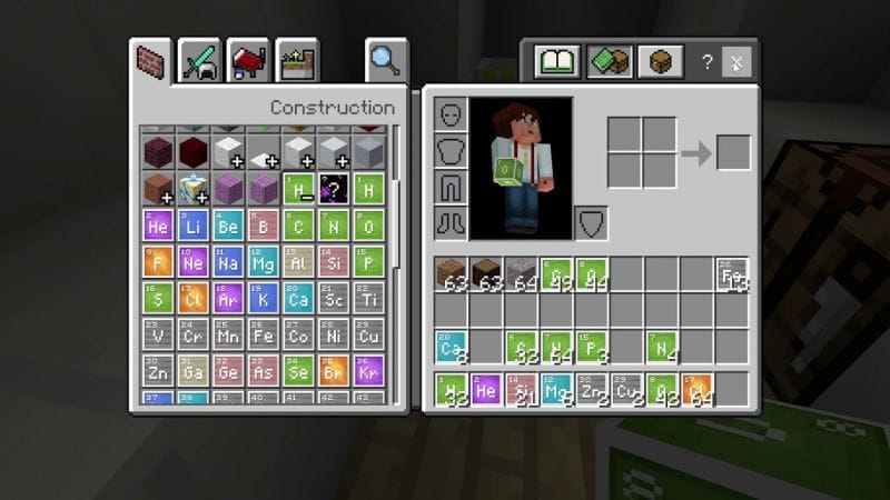 How to make elements in Minecraft: Education Edition