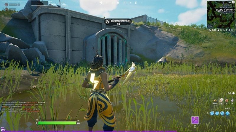 Is Fortnite Sludgy Swamp worth landing after the mothership destruction?
