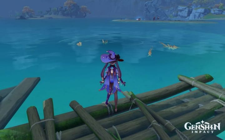 Rusty Koi & Golden Koi in Genshin Impact: Fishing location and best ...
