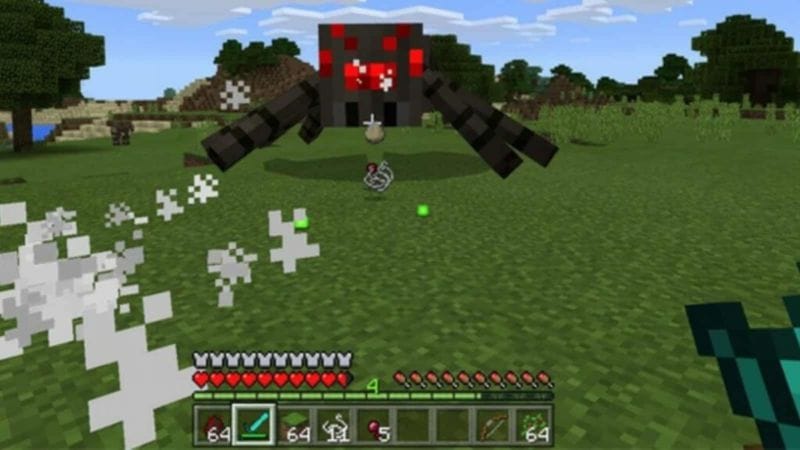 List of Minecraft mobs affected by the Bane of Arthropods enchantment