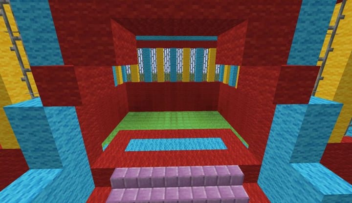 How to make a bouncy house in Minecraft