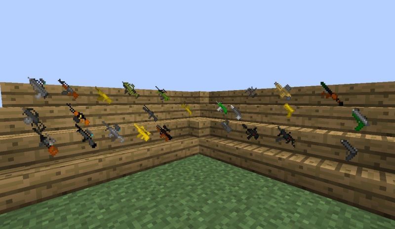 5 best Minecraft mods for custom weapons