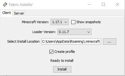 How to install Fabric for Minecraft mods?