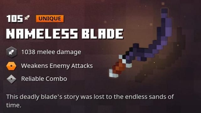 How to get the Nameless Blade in Minecraft Dungeons