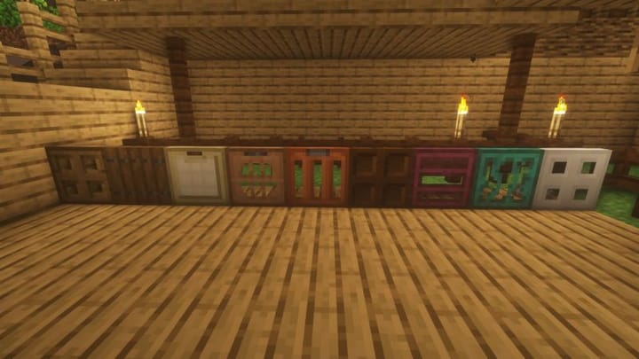 How to use a trapdoor in Minecraft