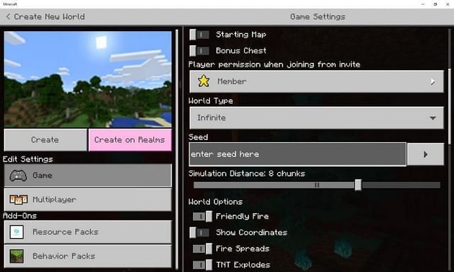 How does world seed work in Minecraft