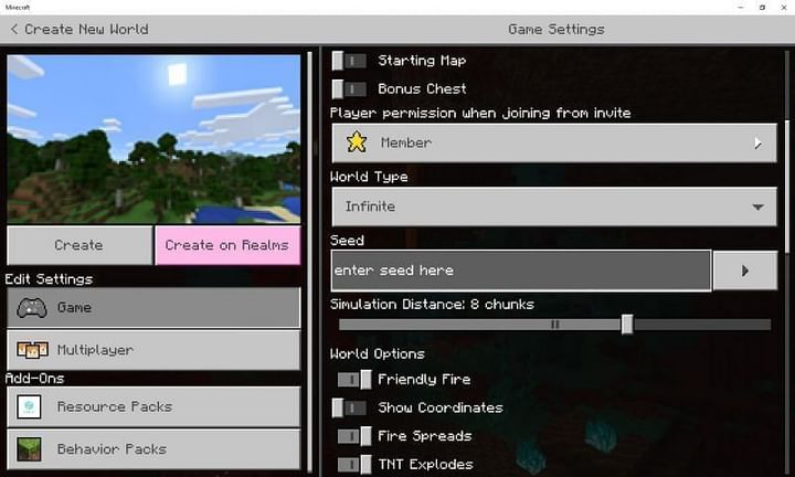 How does world seed work in Minecraft