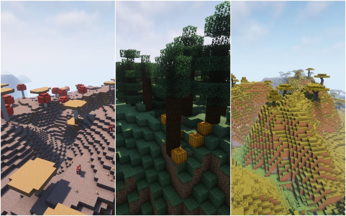 5 best Minecraft biomes for survival