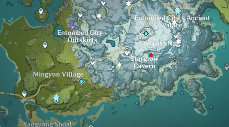 All 8 Dragonspine tablet locations in Genshin Impact: Complete ...