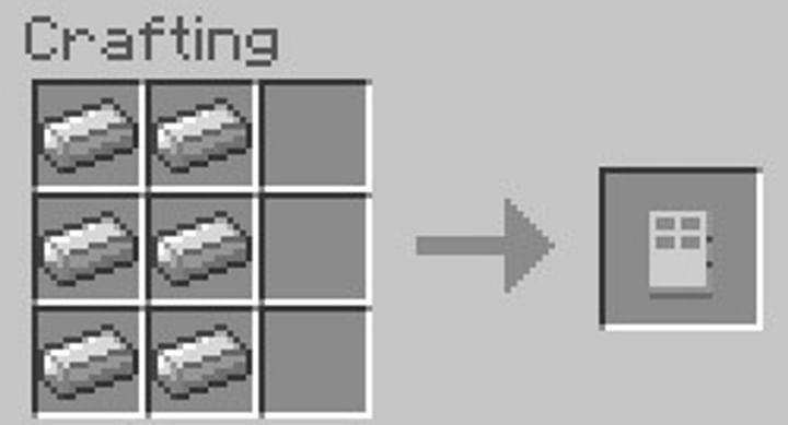 How to use iron doors in Minecraft