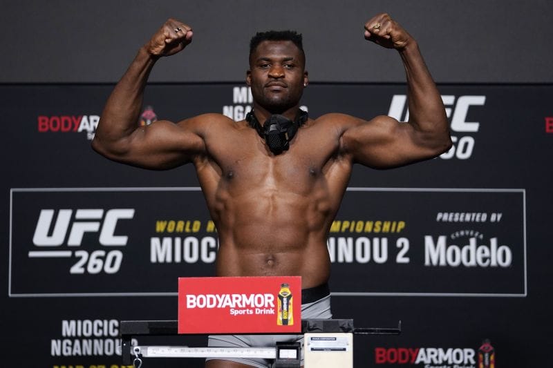 Francis Ngannou's ("The Predator") Last Fight, Next Fight, MMA Record ...