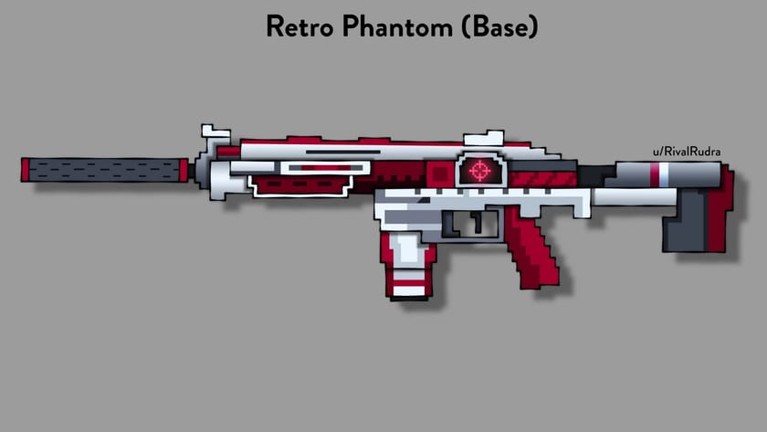 Fan designs Valorant weapon skin concept inspired by 8-bit retro art