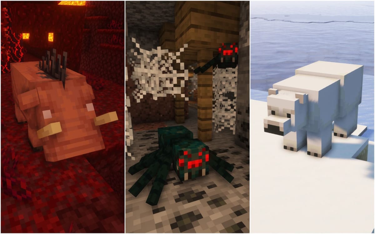 Top 5 dangerous animals in Minecraft