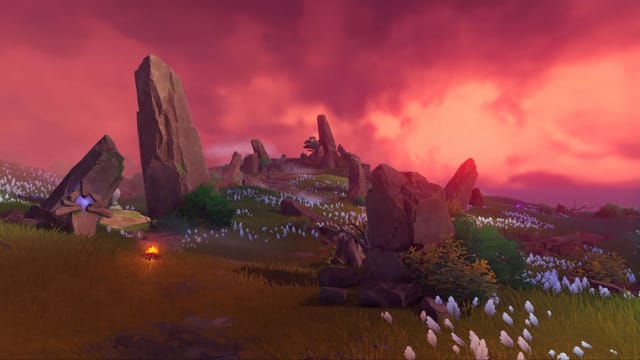 Genshin Impact Tsurumi Island Torch Puzzle guide