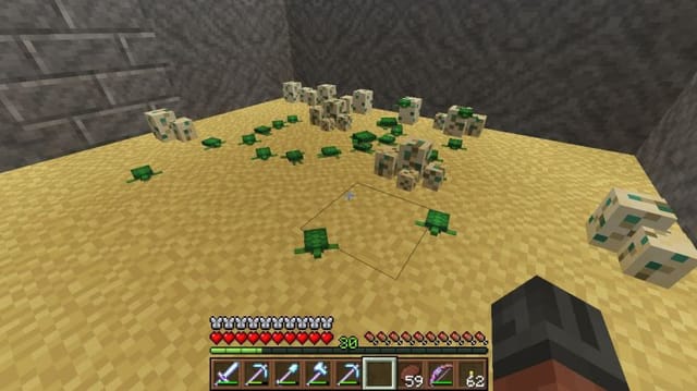 How to use turtle eggs in Minecraft