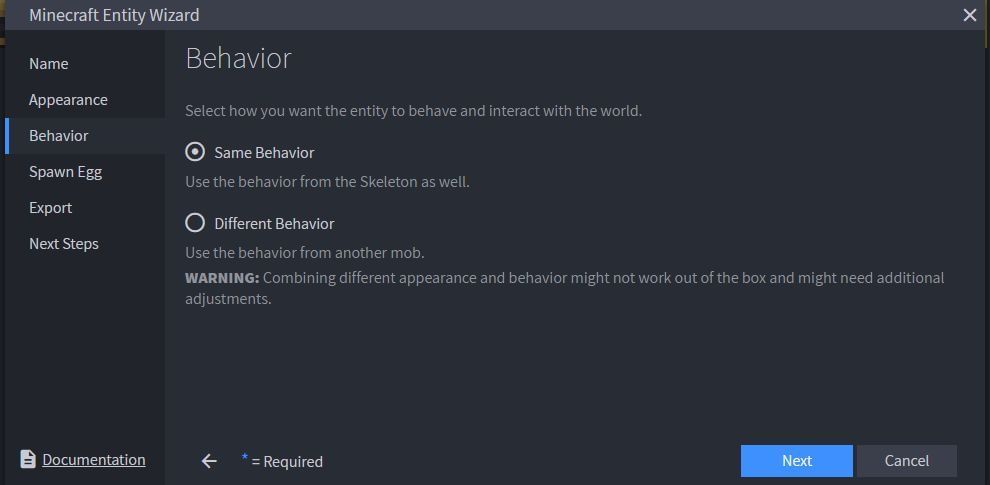 Minecraft Entity Wizard in Blockbench: All you need to know