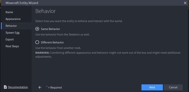 Minecraft Entity Wizard in Blockbench: All you need to know