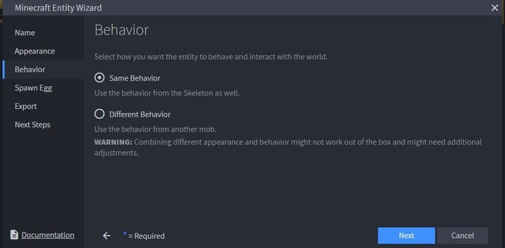 Minecraft Entity Wizard in Blockbench: All you need to know